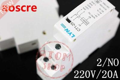 CT1 CT1-25 20A 2P 0v 50or60HZ Din rail Household AC Contac