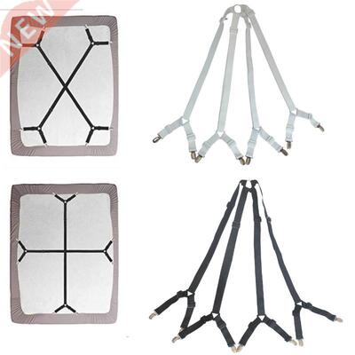 Adjustable Bed Suspenders Sheet Fastener Straps Clippers Cli