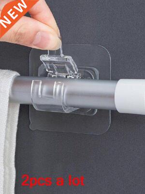 vanzlife kitchen Free of perforated curtain hanging rod