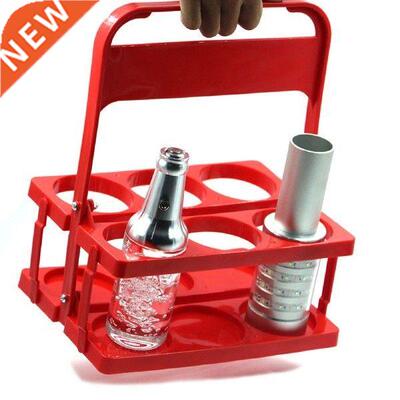 Portble Reusble 6 Pck Beer Bottle Crrier Drink Cddy