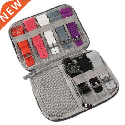 Slot Felt Watch Organzer Box Gray Watch Storage Case Pouch