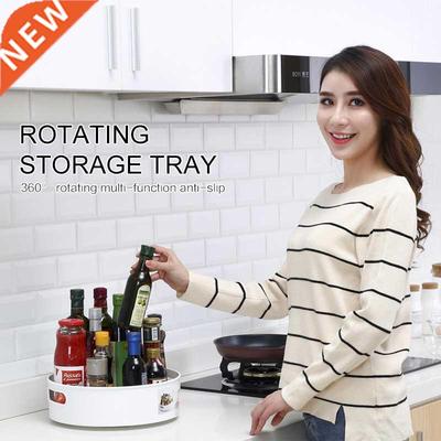 New Serving Tray Platter Rotating Storage Tray Cosmetic Food