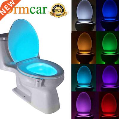 1pcs Toilet Seat Night Light Smart PIR Motion Sensor 8 Colo