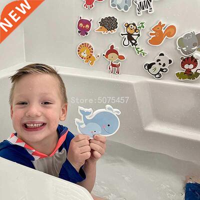 Bathtub Bathroom Toys Animals Alphanumeric Letter Puzzle Bat