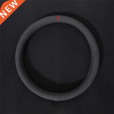 38cm Suede Cow Leather Car Steering Wheel ver For BMW 5 Seri