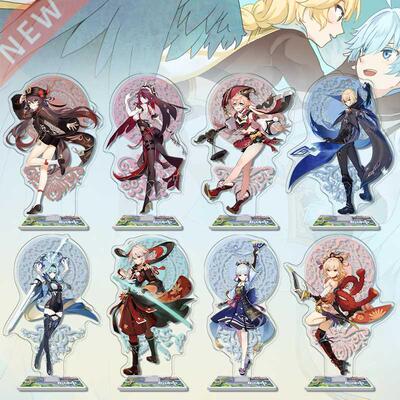 Genshin Impact Anime Figure Acrylic Stand Model Toy Hutao Xi