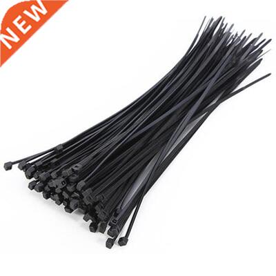 100pcs 3x200mm Self Locking Nylon Fasten Zip Cable Tie Wire