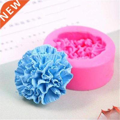 3D Carnation Flower Silicone Mold  Aromatherapy Plaster