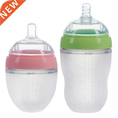 4 Styles Baby Bottle Newborn Wide Caliber Anti-flatulence Si
