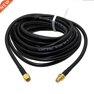 1pcs RG58 SMA Male Plug to SMA Female Bulkhead RF Coaxial Co