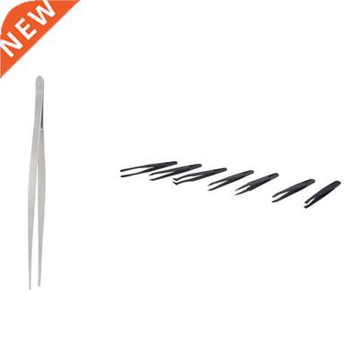 1x Straight Point Tip Metal Magnetic Long Tweezer 30cm & 7 x