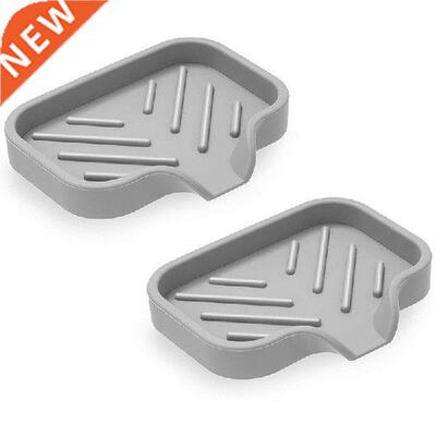 New Silicone Kitchen Soap Tray,Silicone Bathroom Soap Dish