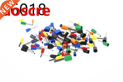 100Pcs E6018 10 AWG 6.0mm2 Wire Crimp Insulated Ferrule Cabl