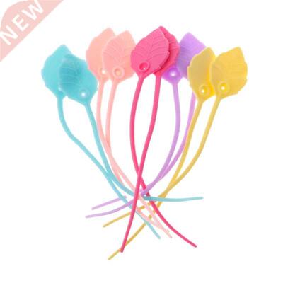 10Pcs/Set Reusable leaf shape Silicone Wire Cable Ties Organ