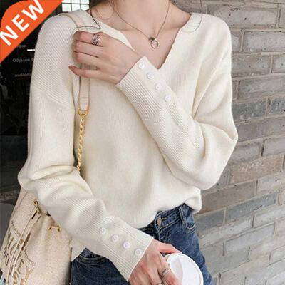 2022 Autumn Sprng Women Sweaters Female Tops Kntted Thn P