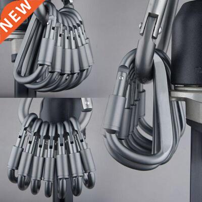 6pcs/lot Carabiner Travel Kit Camping Equipment Alloy Alumin