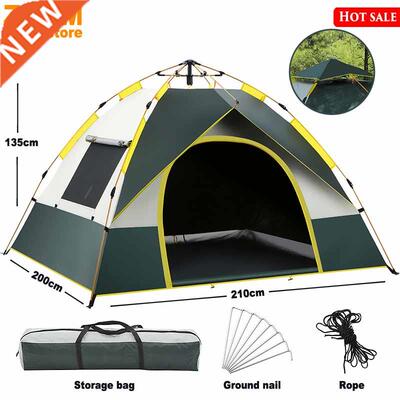 automatic quick open pop-up tent camp camping waterproof