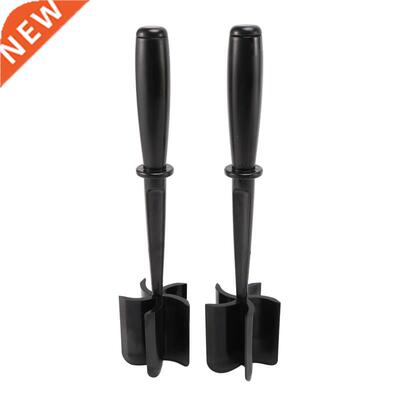 2 PCS Meat Chopper, 5 Curve Blades Ground Beef Masher