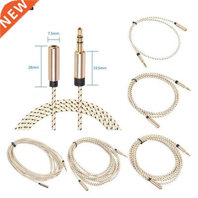 Braided Headphone Extension Cable 3.5mm Jack Male to Female