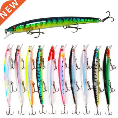 Se?uelo de pesca biónico para pececillos, 13,5 cm, 15