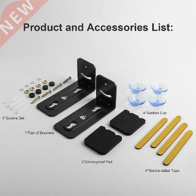 Universal Soundbar Wall Mount Brackets Floating Shelf Sound
