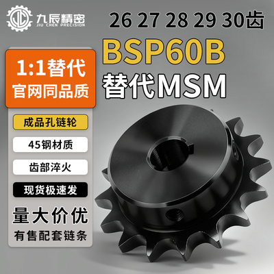 链轮 BSP60B26 27 28 29 30-N-19 20 22 24 25 28 30 32 35 38 40
