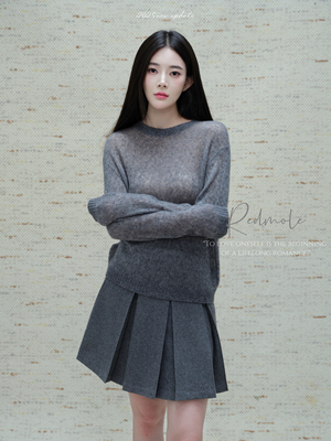 斑鸠 Redmole【斑鸠】Grey铅灰色｜50%精纺羊毛｜高智感半裙