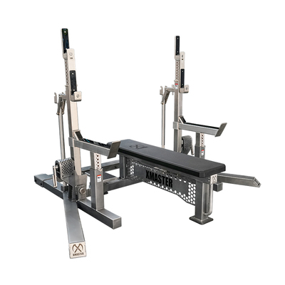 XMASTER赛架训练架深蹲架不锈钢力量训练器赛推架卧推架一体健身