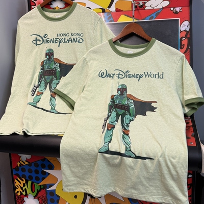 乐园版 星战 赏金猎人Ringer短袖 慵懒风男女透气夏薄t恤休闲青春