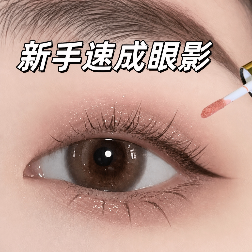 【适合新手】液体眼影细闪哑光大地色持久不脱妆气质雾感日常显白