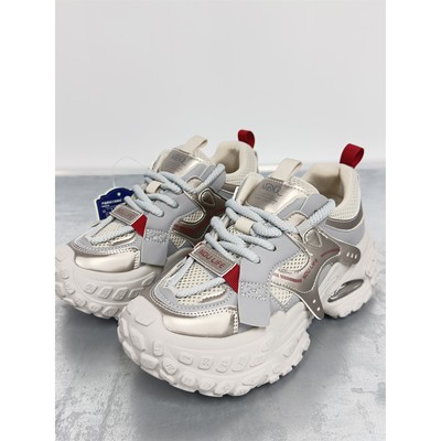 NDU女鞋新款2025韩式老爹鞋防滑耐磨运动鞋女时尚休闲鞋