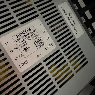 议价EP B84143C0470S178电源滤波器，原装拆