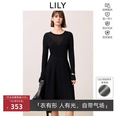 小黑裙同款纯色精致风其他A字裙