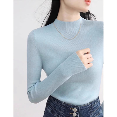 【送运费险】半高领针织打底衫