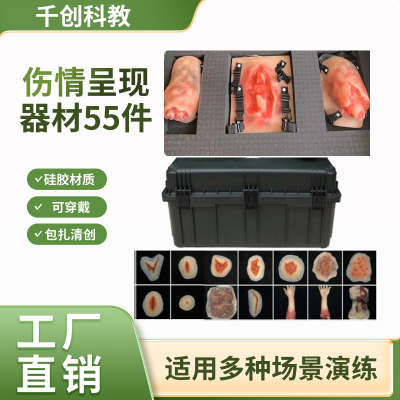 伤情呈现模拟器材55件卫勤战救