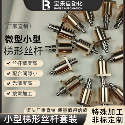 小型梯形丝杆螺母专业加工定制
