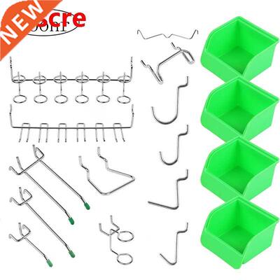 90Pcs Wall-Mounted Tool Parts Storage Box Garage Unit Shelvi