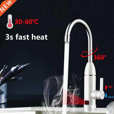 220V Electric Kitchen Water Heater Tap 3000WInstant Hot Wat