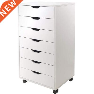Wood Filing Cabinet Mobile Storage Cabinet for Closet/Office