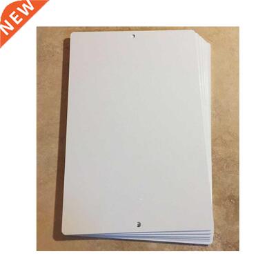 50.8x101.6x0.55mm Aluminum Plate Sublimation Blank Pure Whit