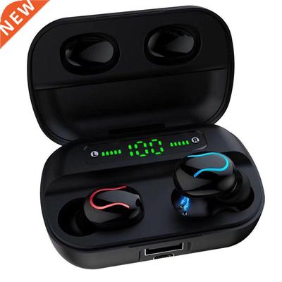 Wireless Earphone Earbud Digital Display Waterproof Q82 Wire