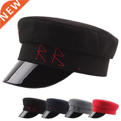 HUSHEN008 New Autumn Grls Female Beret Cap Sold Hard Peak