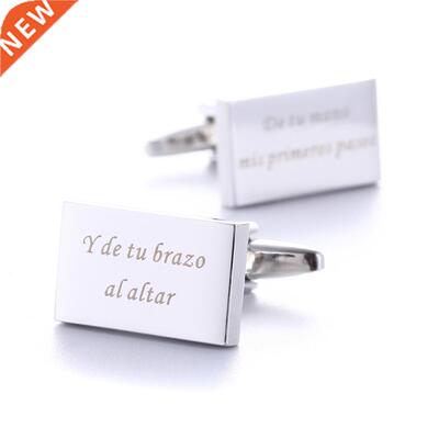 Custom Cufflinks Wedding Gifts Personalized Mens Shirt Cuffl
