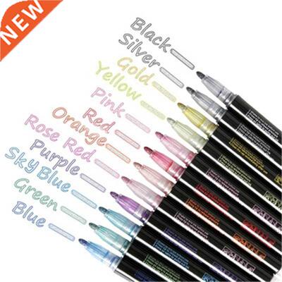 12 Colors  Album Scrapbooking Marker Pen Metallic Marker
