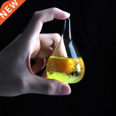 *0ml Barometer Transparent Droplet Storm Glass Water Drop M