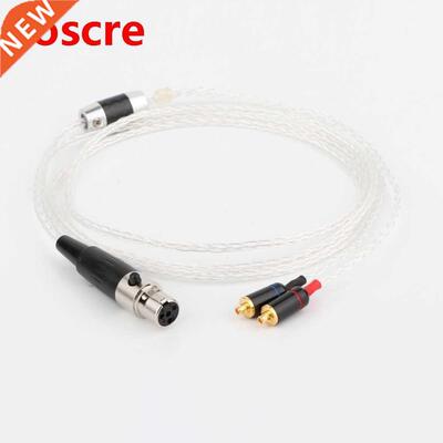 Preffair 8Cores Silver Plated Upgraded cable with 4Pin mini