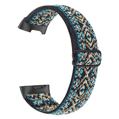 For Fitbit Charge 5 Watch Bracelet Adjustable Elastic Nylon