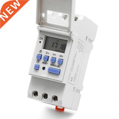DIN Rail Time Relay Switch Digital LCD Power Programmable Ti