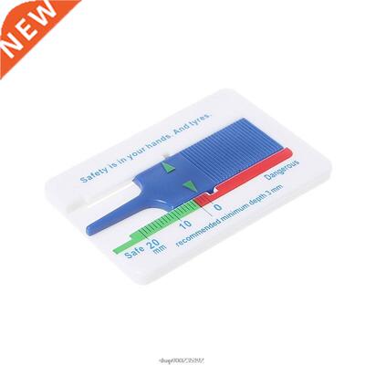 Tyre Tread Depth Gauge Car Motorcycle Trailer Wheel Measure