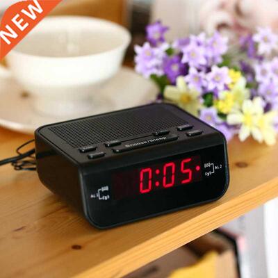 Digital FM Alarm Clock Radio with Dual Alarm Snooze Sleep Ti